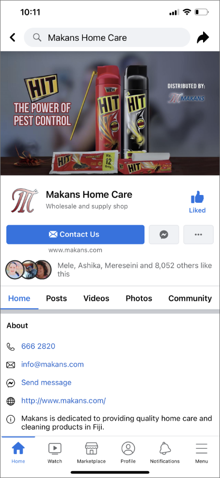 Makans Social Media Management - Pasifika Communications